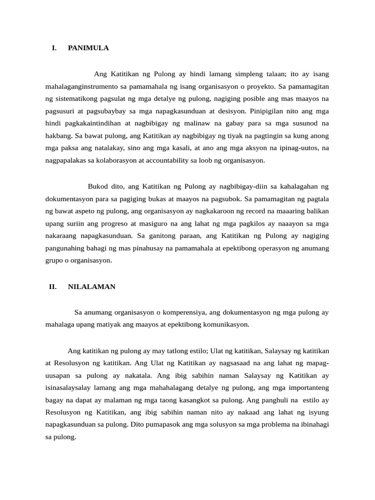 Filipino Sa Piling Larang | PDF