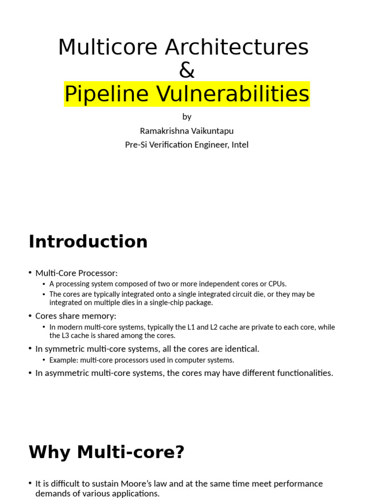 Parallelism and Multicores | PDF | Multi Core Processor | Parallel Computing