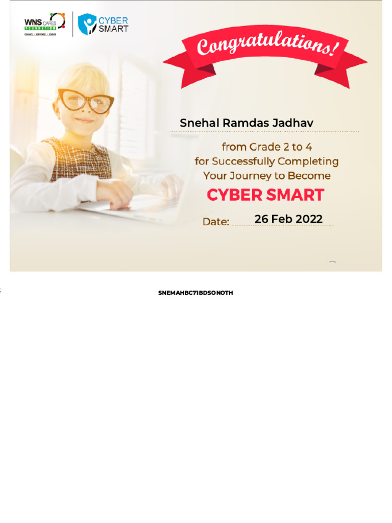 Snehal Ramdas Jadhav - CyberSmart | PDF