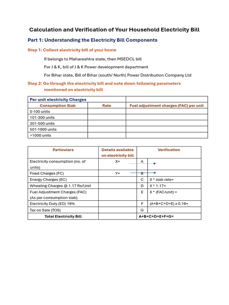 How to solve BEE Case study | PDF | Electric Power | Power (Physics)