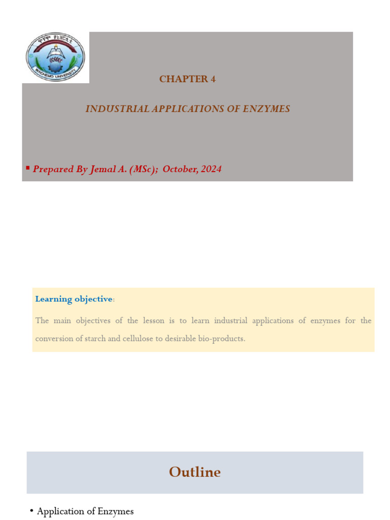 Industrial Enzyme Applications in Bio-Products | PDF | Carbohydrates ...