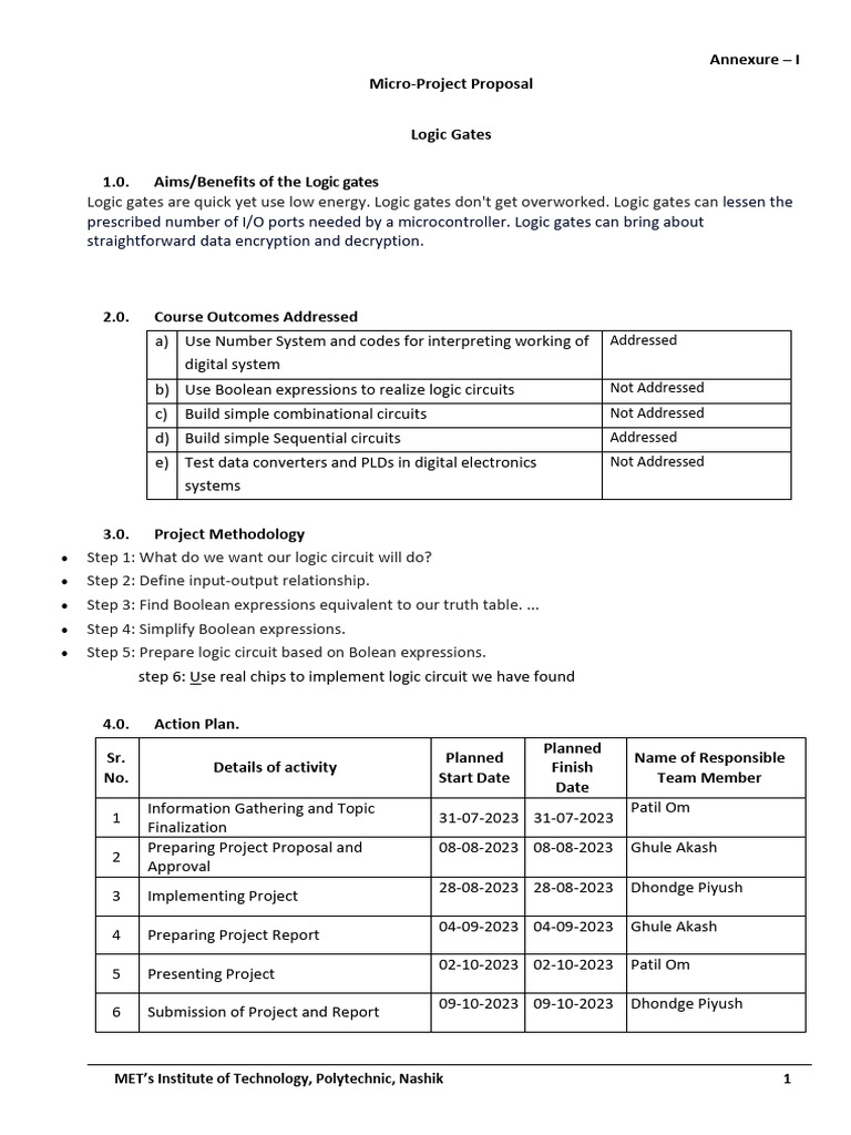 Dte Micro Project | PDF | Logic Gate | Computer Engineering