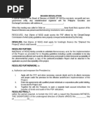 Board Resolution Template NGO | PDF | Board Of Directors | Non ...