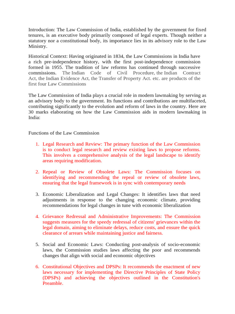 LAW COMISSION | PDF | Advocate | Precedent