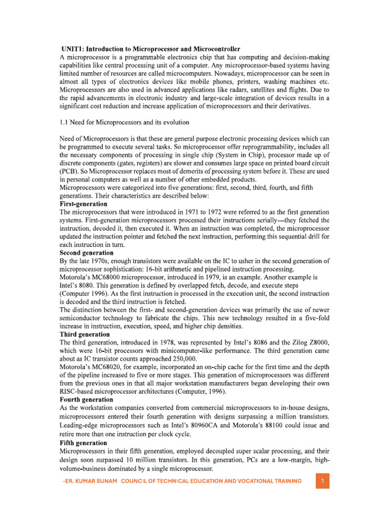 mechatronics-notes (1) | PDF | Classes Of Computers | Computer Science