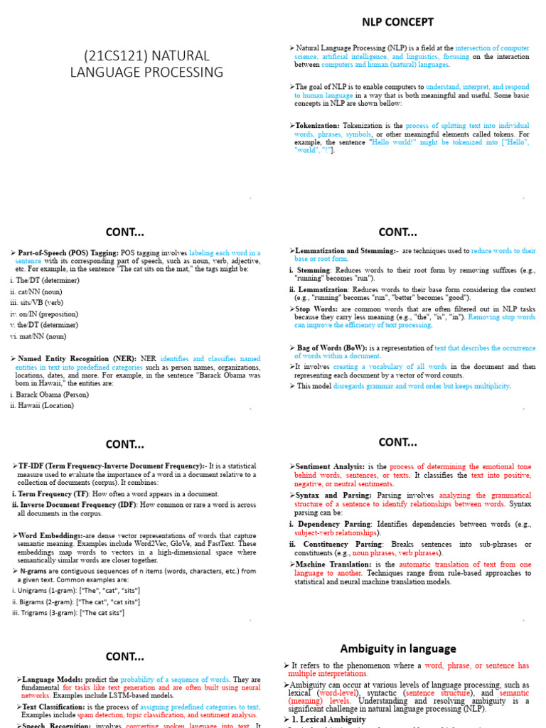 NLP FINAL | PDF | Parsing | Part Of Speech