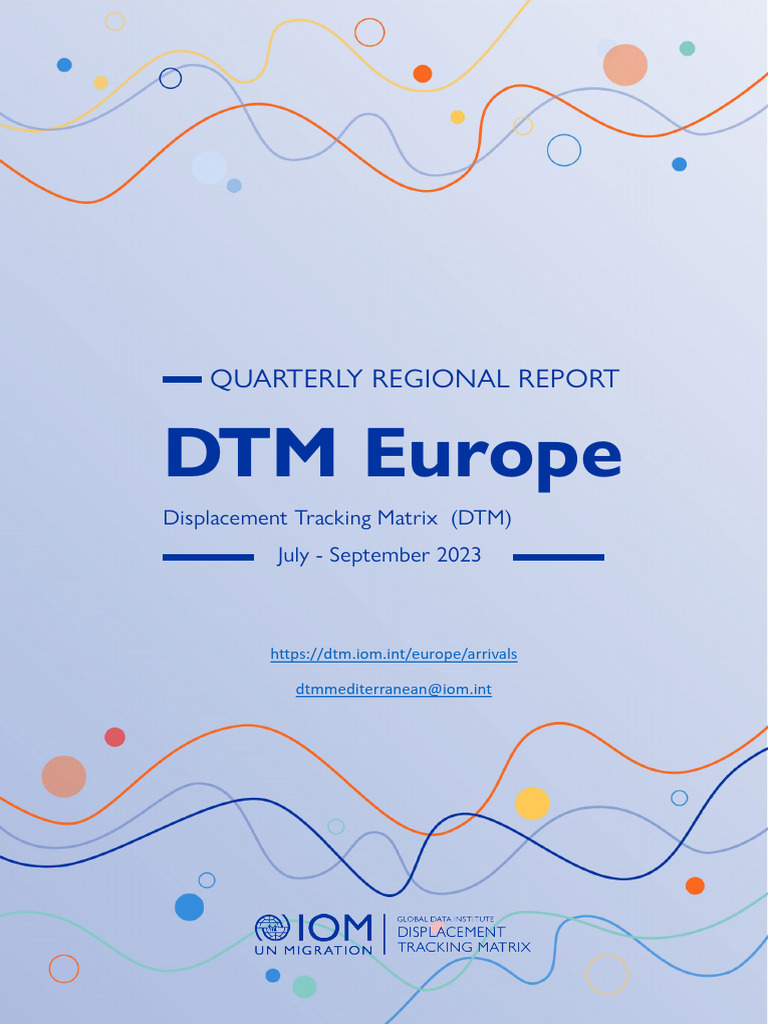IOM Q3 2023 Mixed Migration Flows To Europe, Quarterly Overview | PDF ...