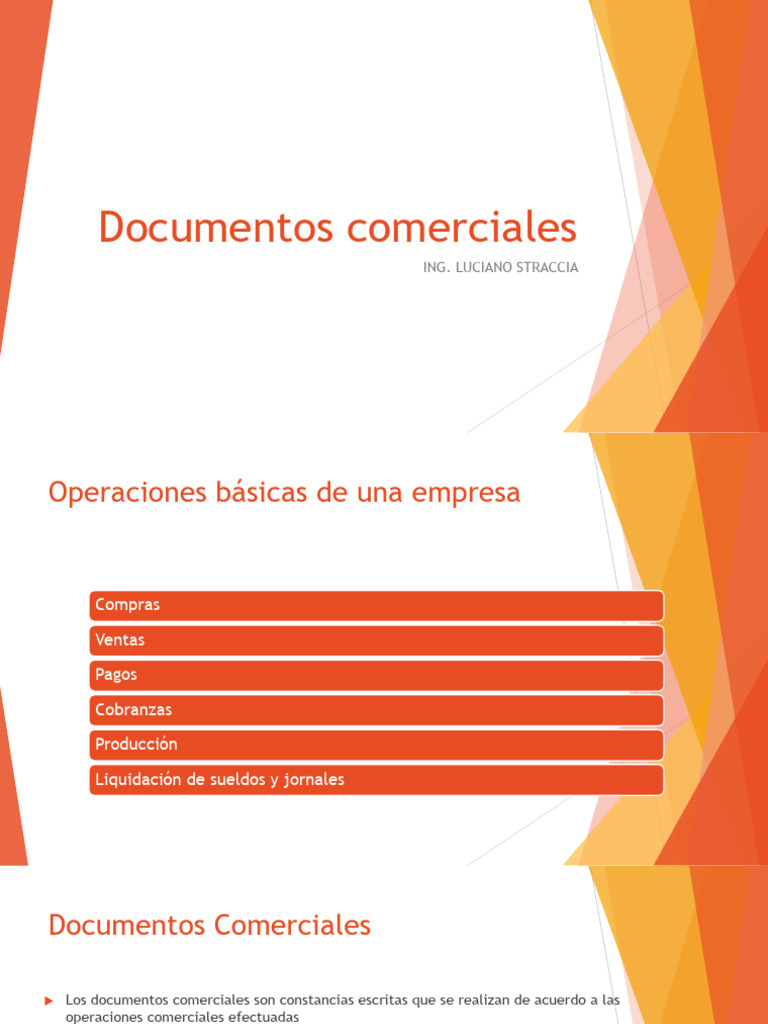 Guía de Documentos Comerciales | PDF | Factura | Cheque