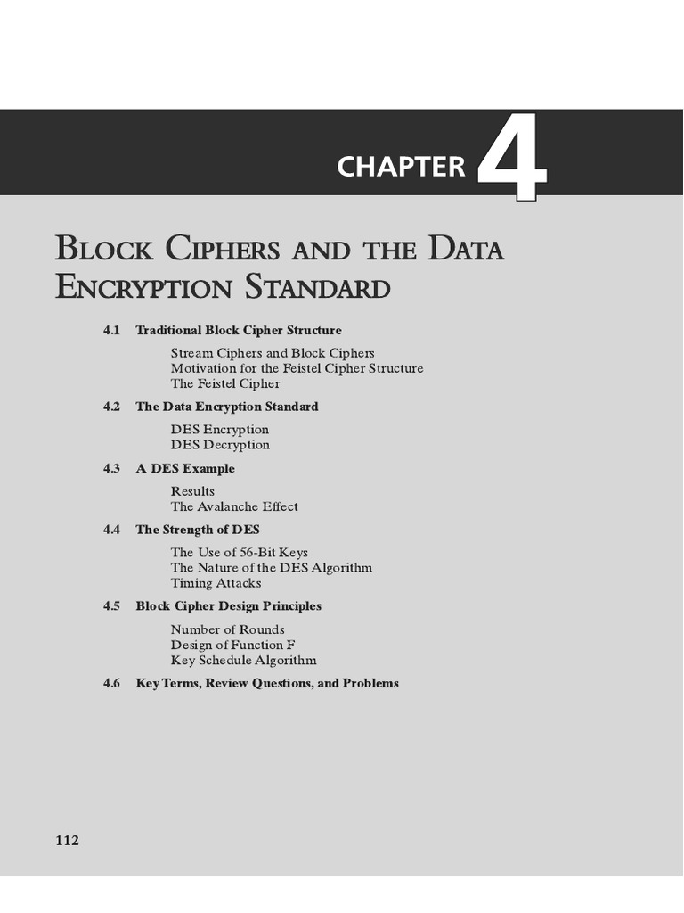 Cryptography. Data encryption standard | PDF | Cryptography | Secure Communication