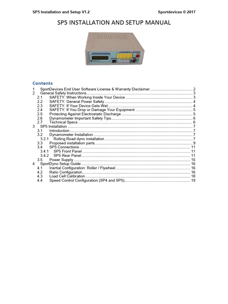 SP5 Installation and Setup 1.2 | PDF | Electrostatic Discharge | Ac ...