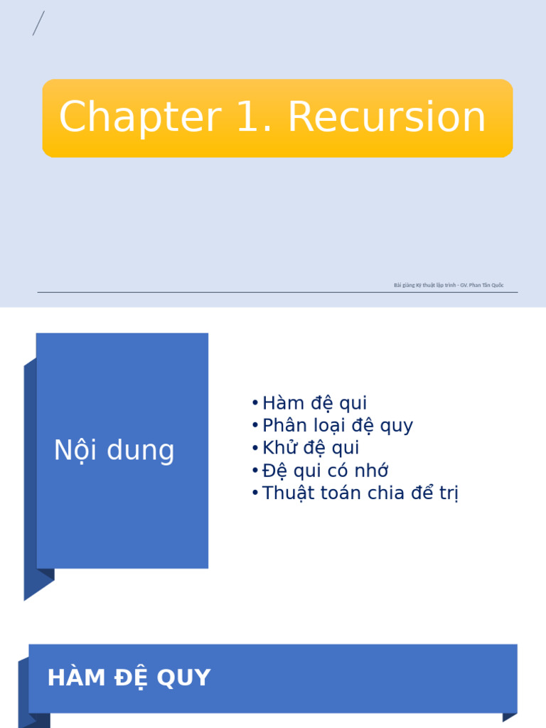 Chapter 1. Recursion | PDF Chapter 1. Recursion | PDF