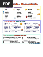 There Isnt There Arent Exercise Fill in The Blanks | PDF