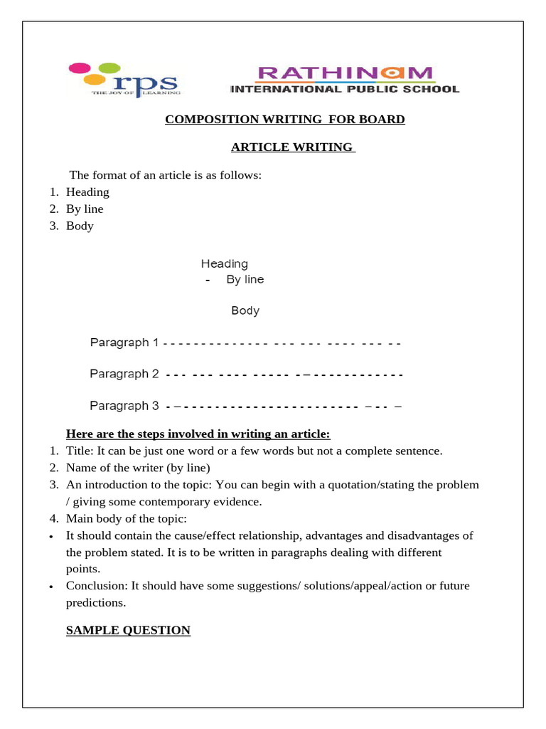 Class 12 Eng Composition Support | PDF