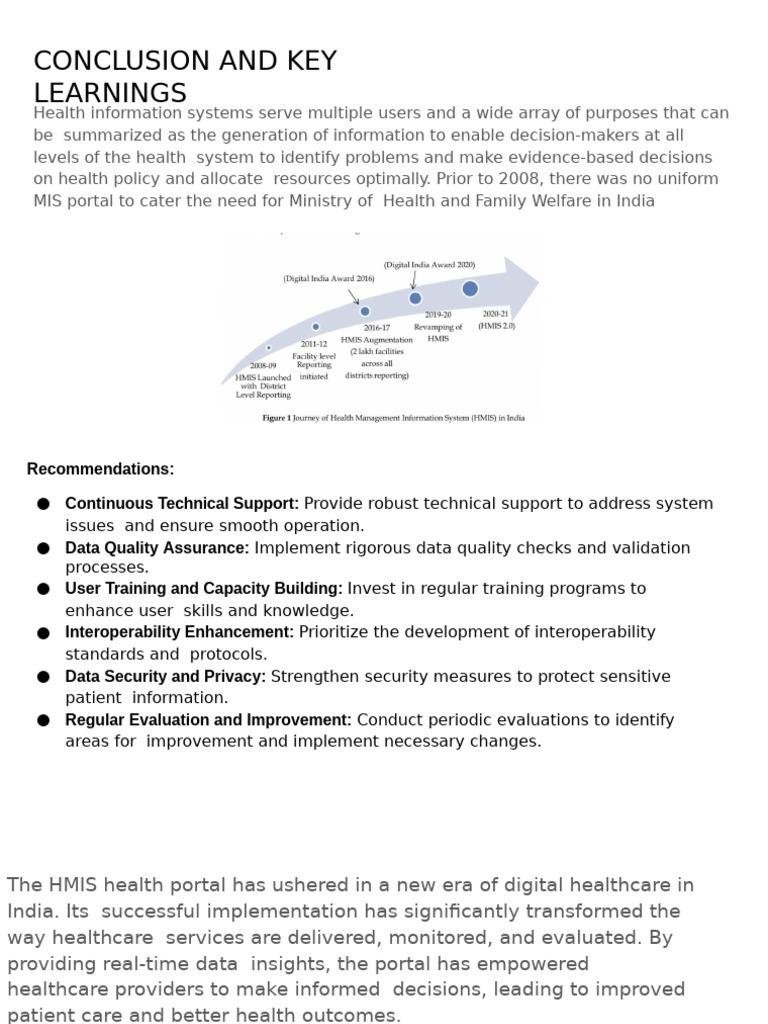 Conclusion and Key Learnings 1 | PDF