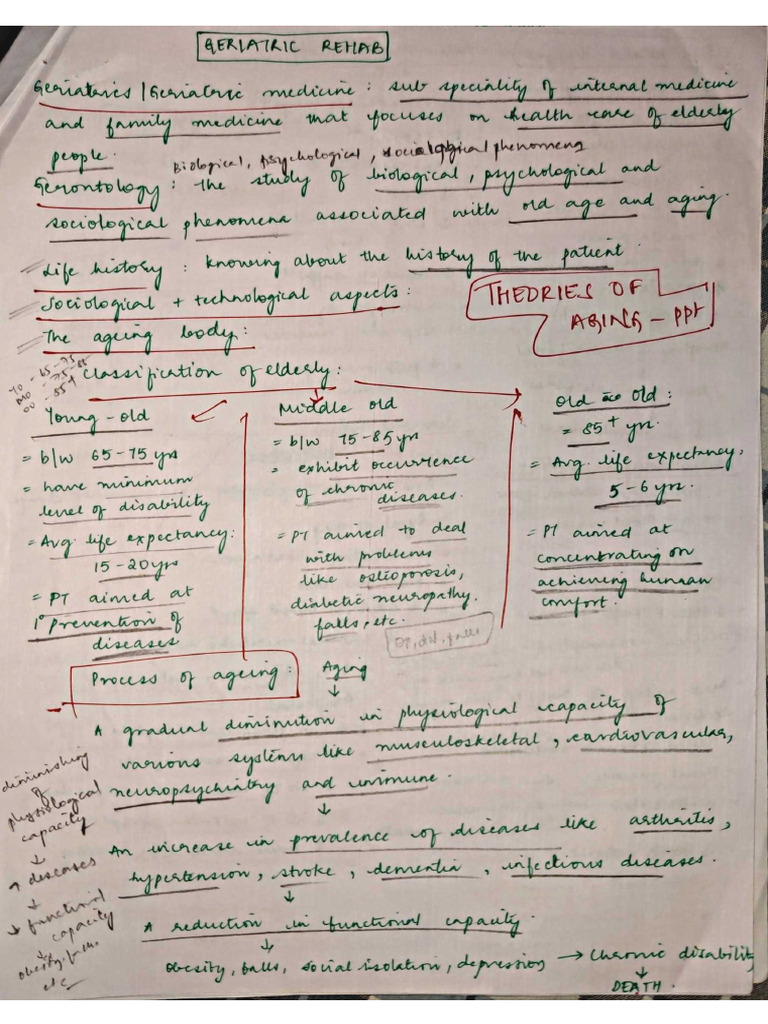 Geriatric Rehabilitation | PDF