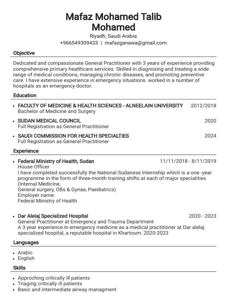 Dr.MAFAZ | PDF | General Practitioner | Intensive Care Medicine