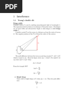 Interefenrece in Thin Films Session 3 (Wedge Shaped Film) | PDF ...