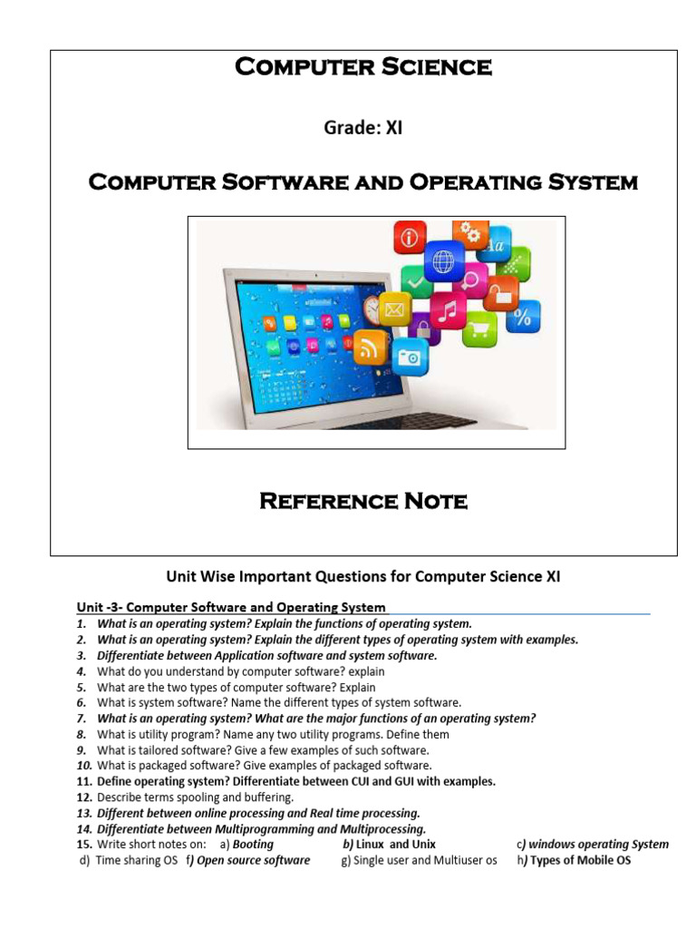 Unit-3-Computer-Software-and-Operating-System-1 | PDF | Operating ... Unit-3-Computer-Software-and-Operating-System-1 | PDF | Operating ...