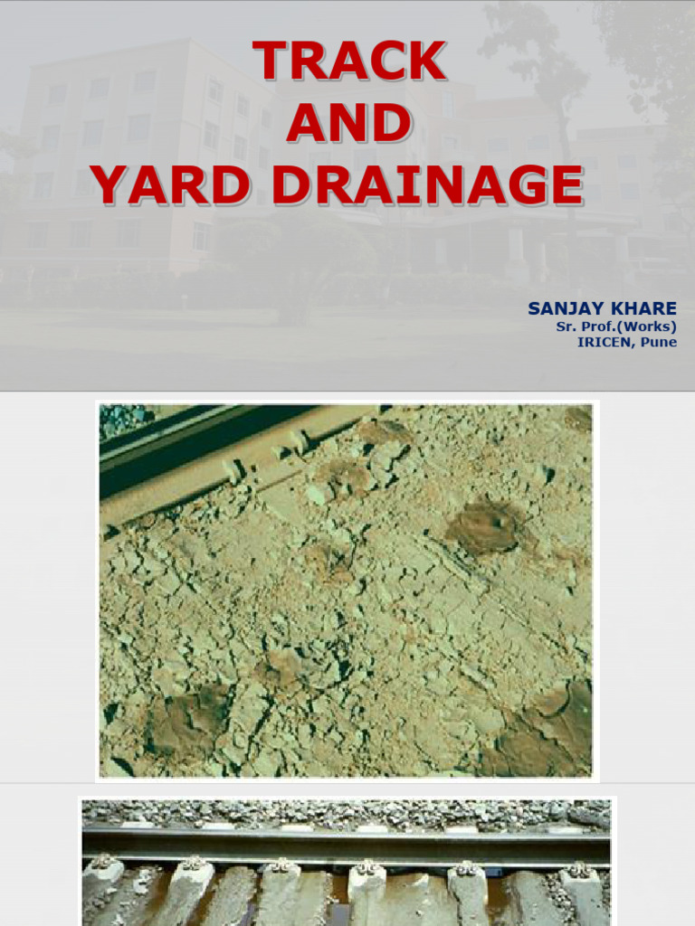 Track and Yard Drainage(Sanjay) | PDF