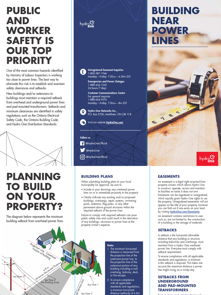 Building Near Powerlines | PDF