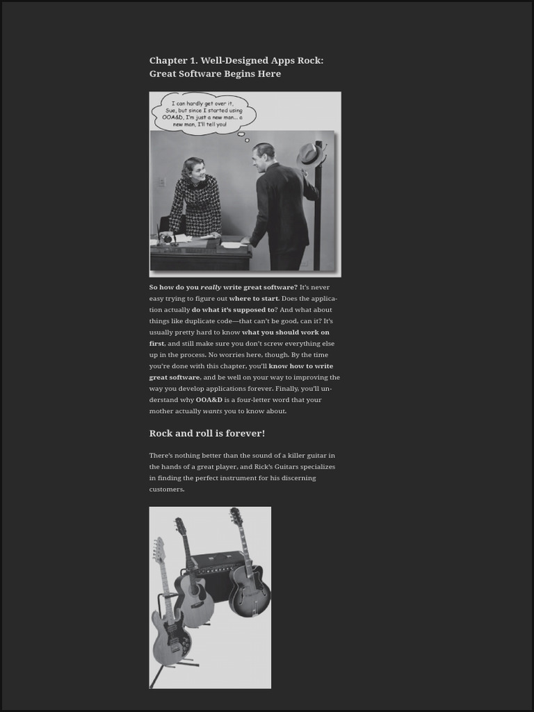 Well-Designed Apps Rock - Great Software Begins Here - Head First ...