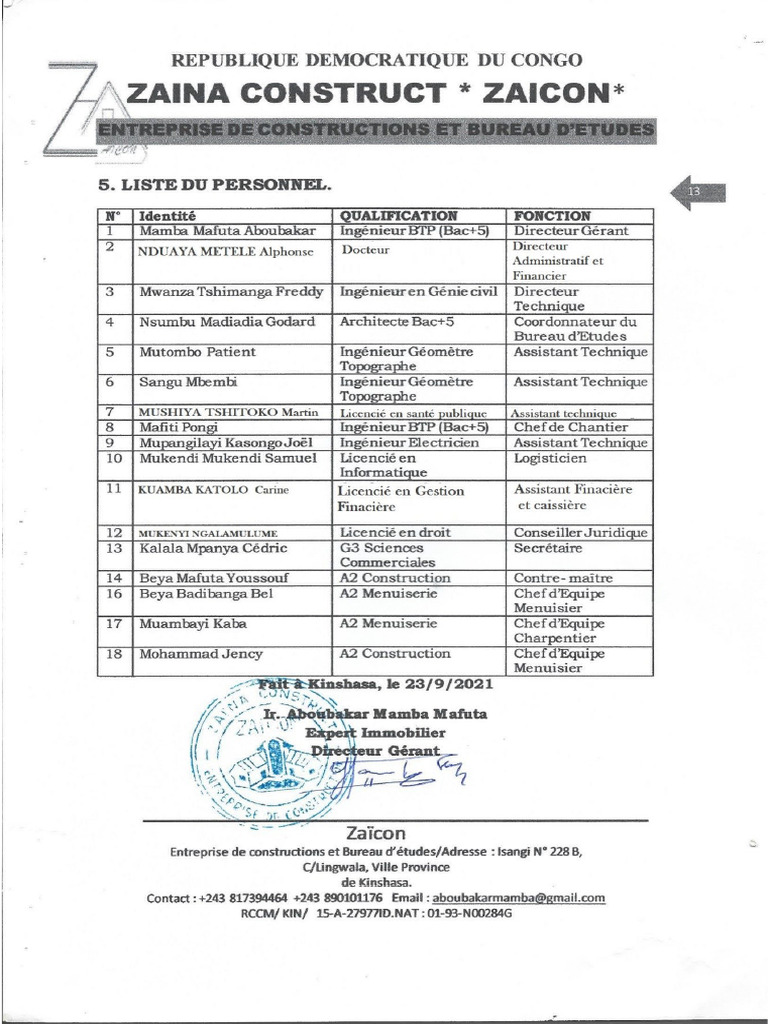 Document DR Alphonse | PDF