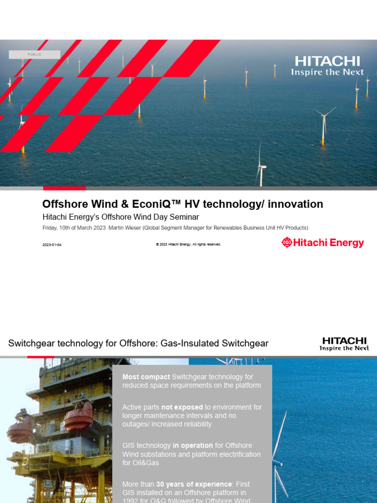 4. Technology development_EconiQ - SF6 free GIS | PDF | Offshore Wind Power
