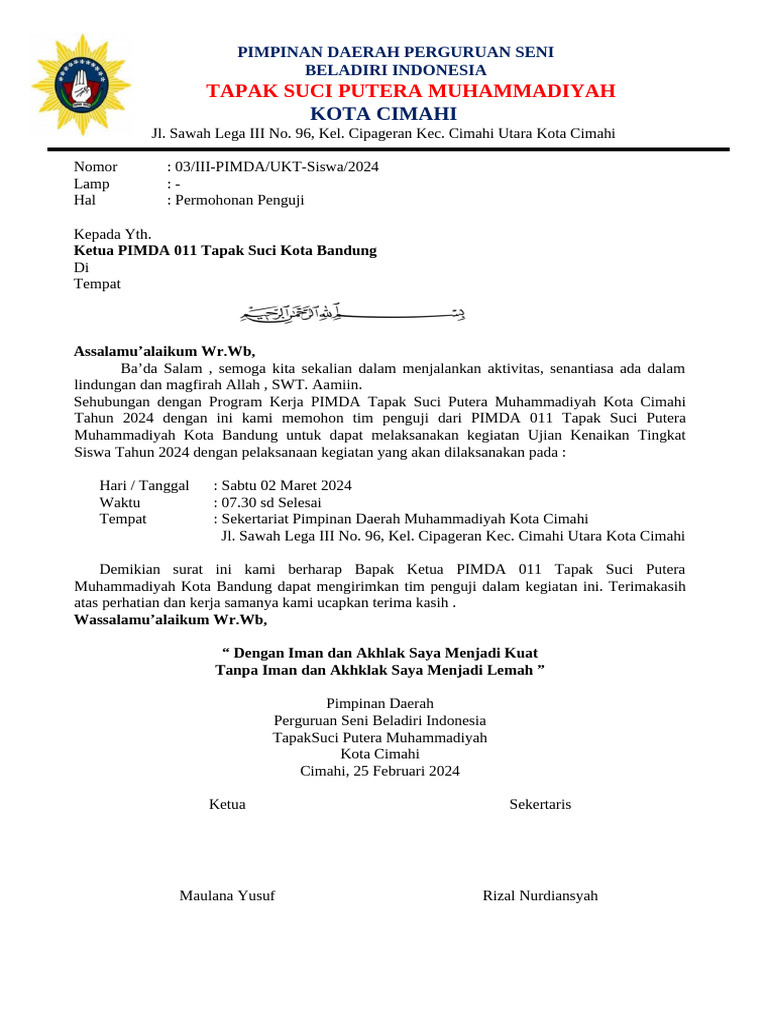 permohonan penguji | PDF