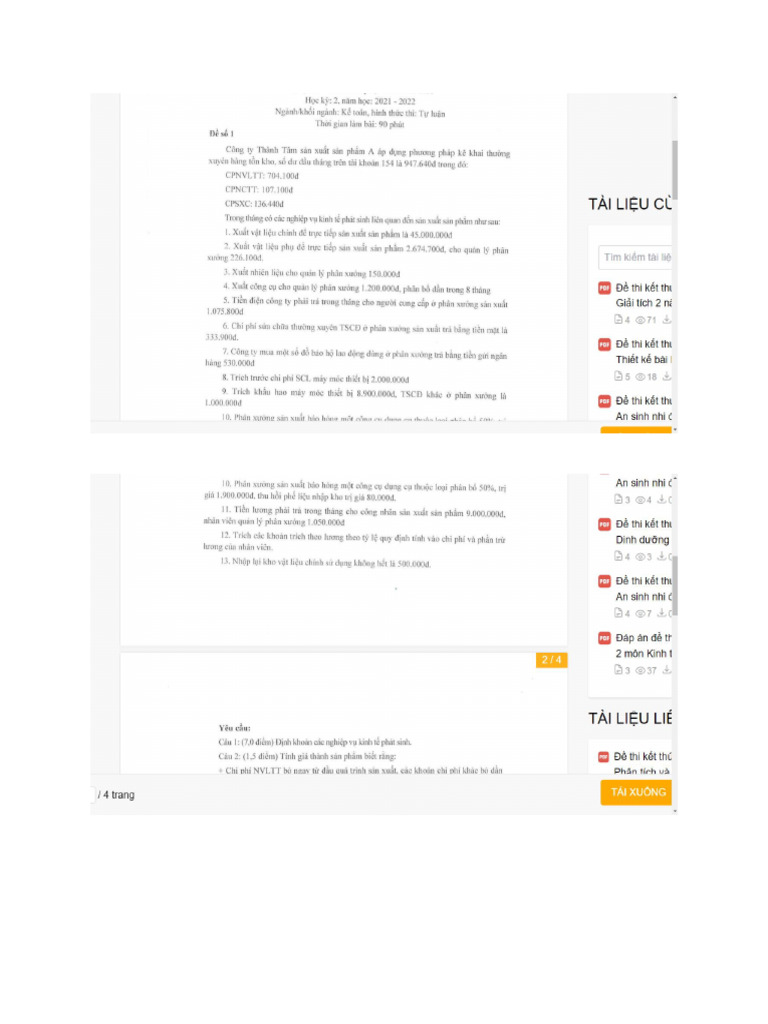 De Thi Ktcp-Đã G P | PDF