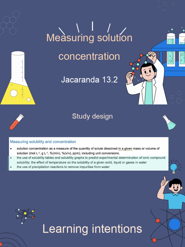 13.2 Measuring Solution Concentration - Studentnotes | PDF ...