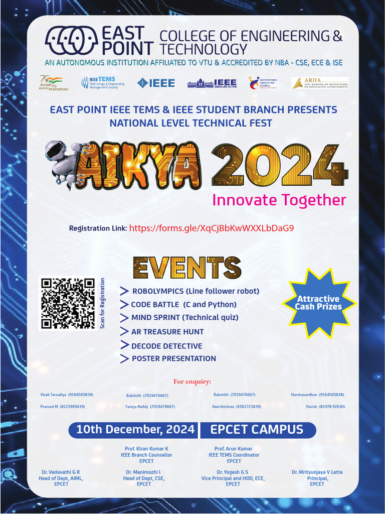 AIKYA 2024 brochure | PDF | Robot | Robotics