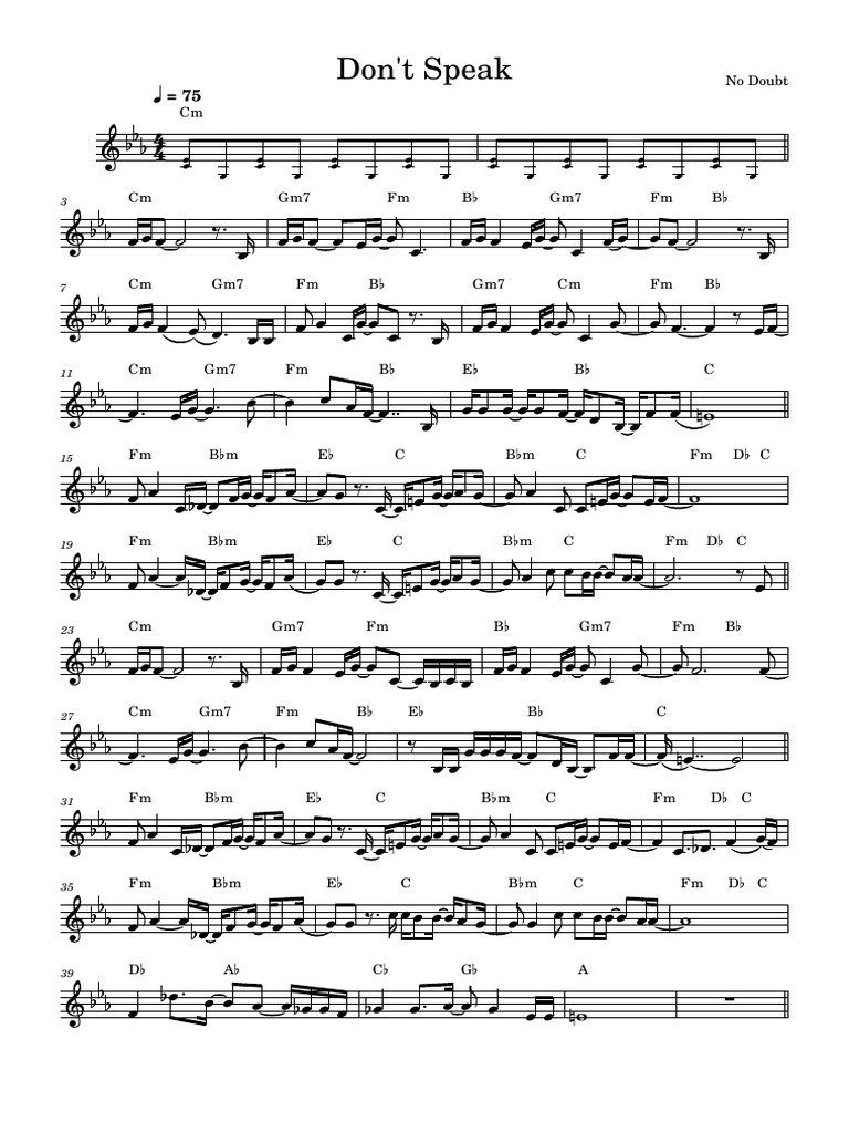 Dont_Speak__No_Doubt | PDF