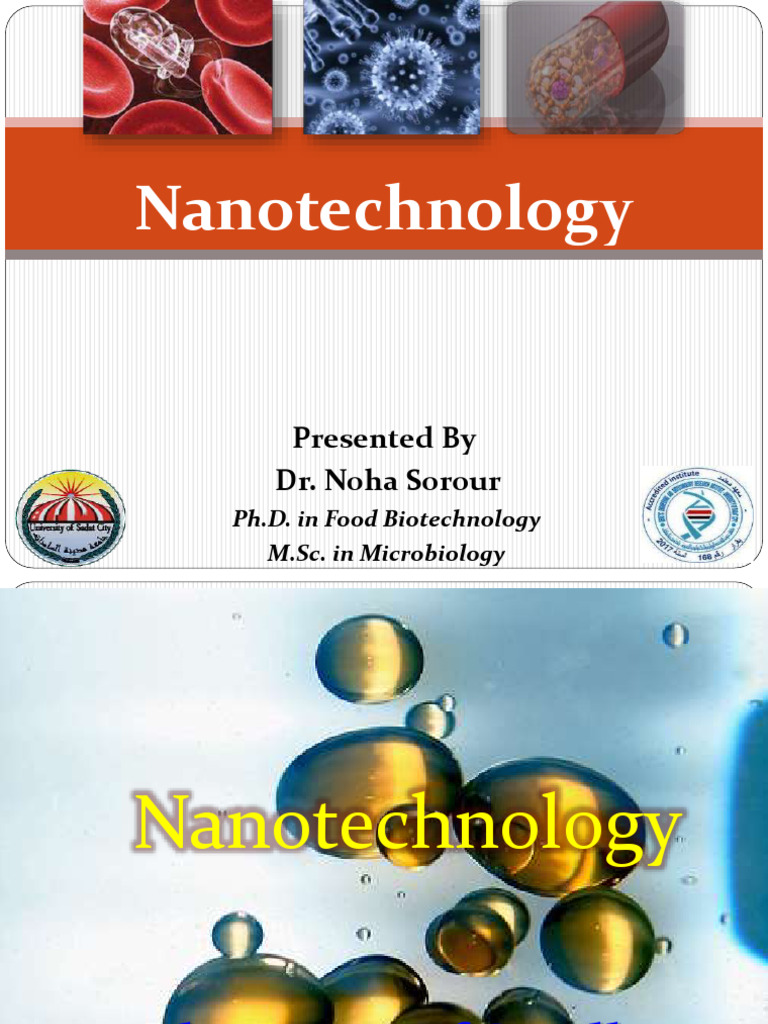 Industrial micro (master 2023) nanotechnology | PDF | Nanotechnology ...