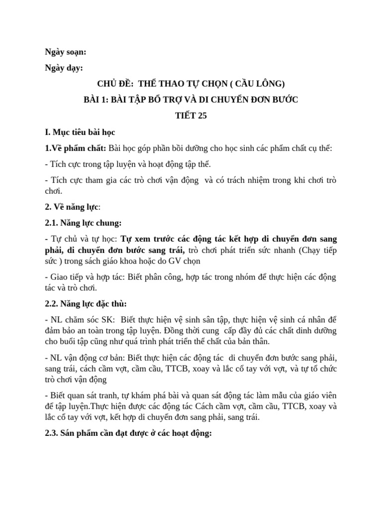 KHBD 9 Tuần 10-14 | PDF