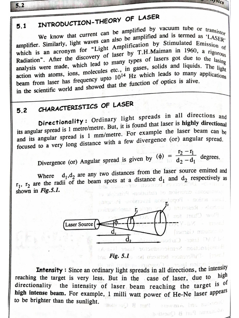 Laser | PDF