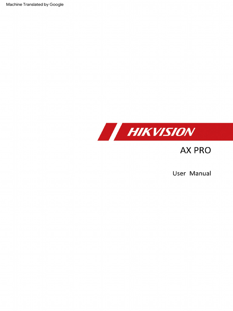 Manual de usuario AX PRO en español | PDF | Wifi | Computación en la nube