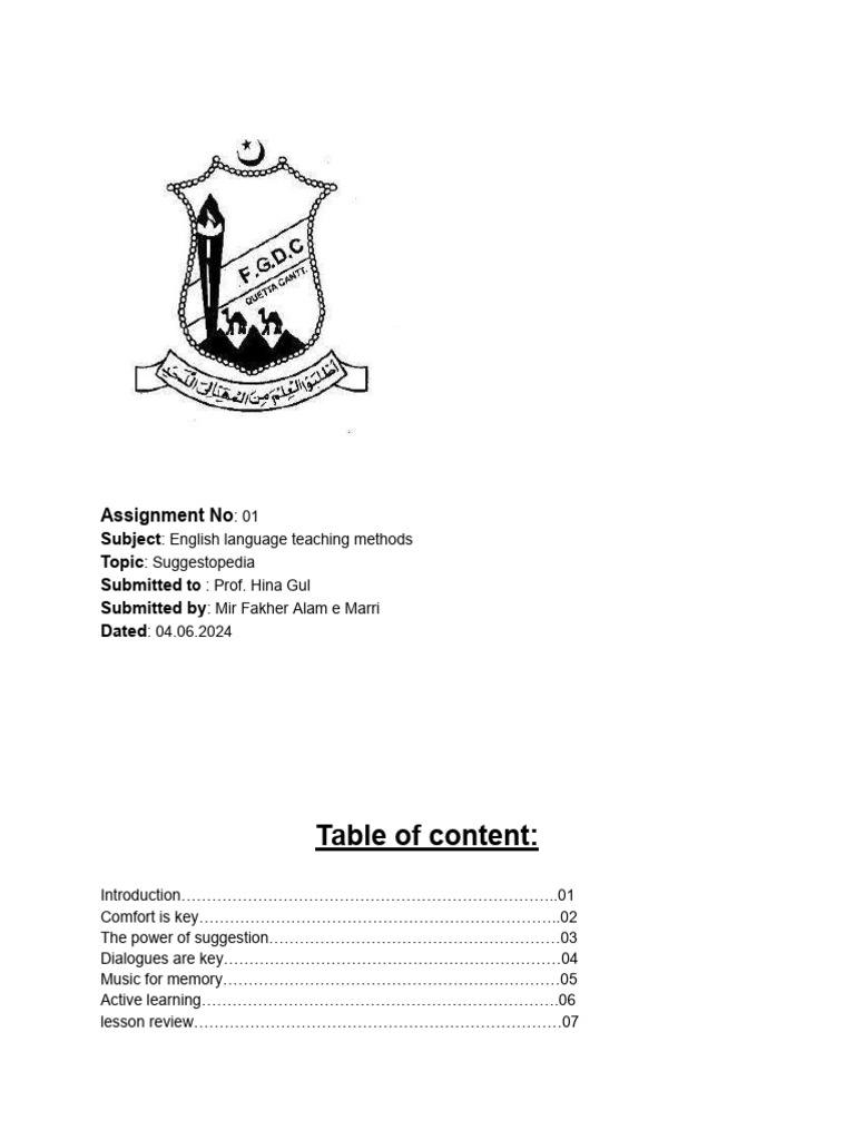 Elt Assignment | PDF | Learning | Behavior Modification