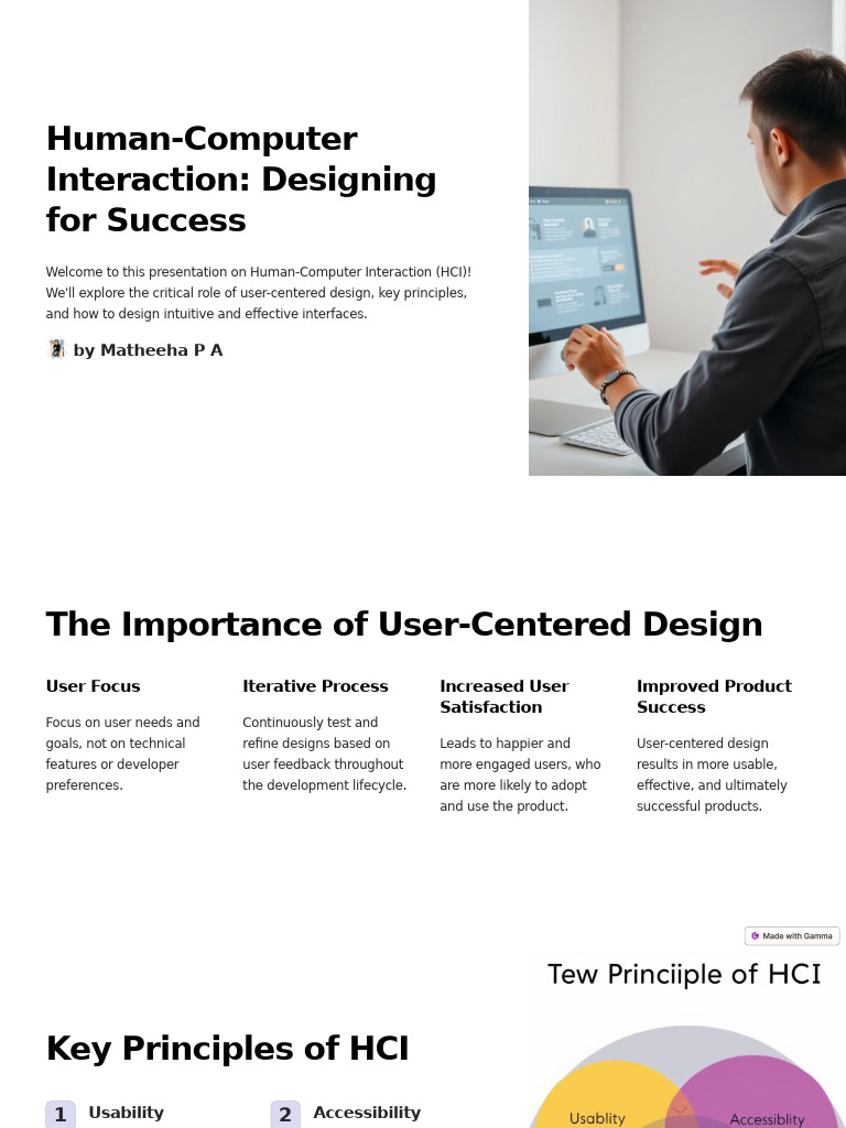 Human Computer Interaction Designing for Success | PDF | Usability | Human–Computer Interaction