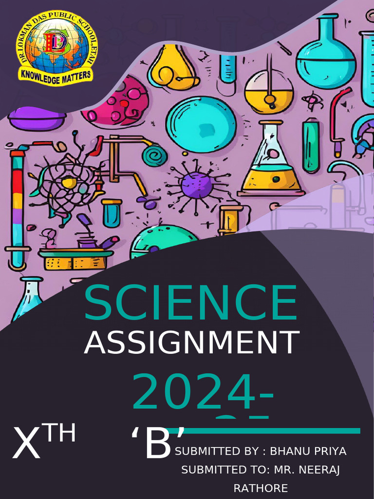 Science Project Front Page 2024 | PDF