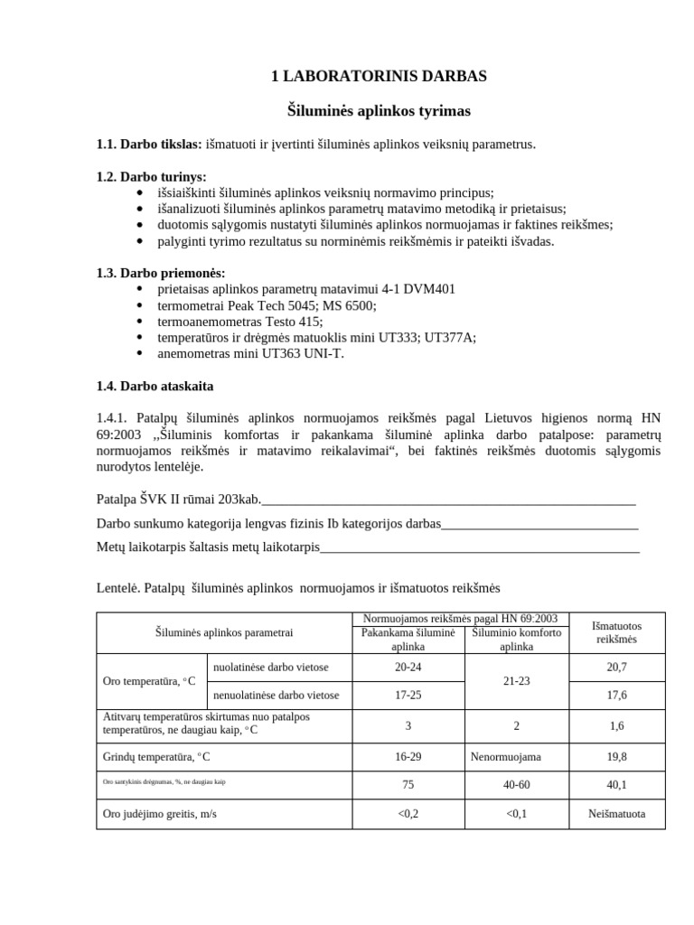 Laboratorinis Darbuotoju Sauga 1 | PDF