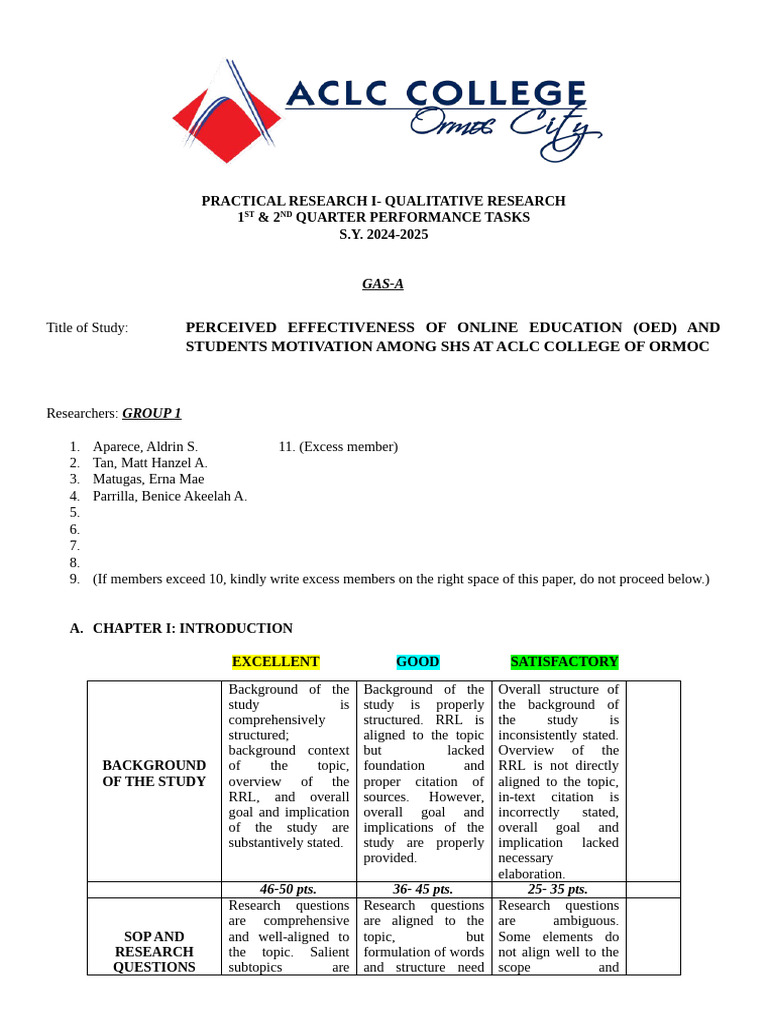 Group 1 Research Finish | PDF | Motivation | Motivational