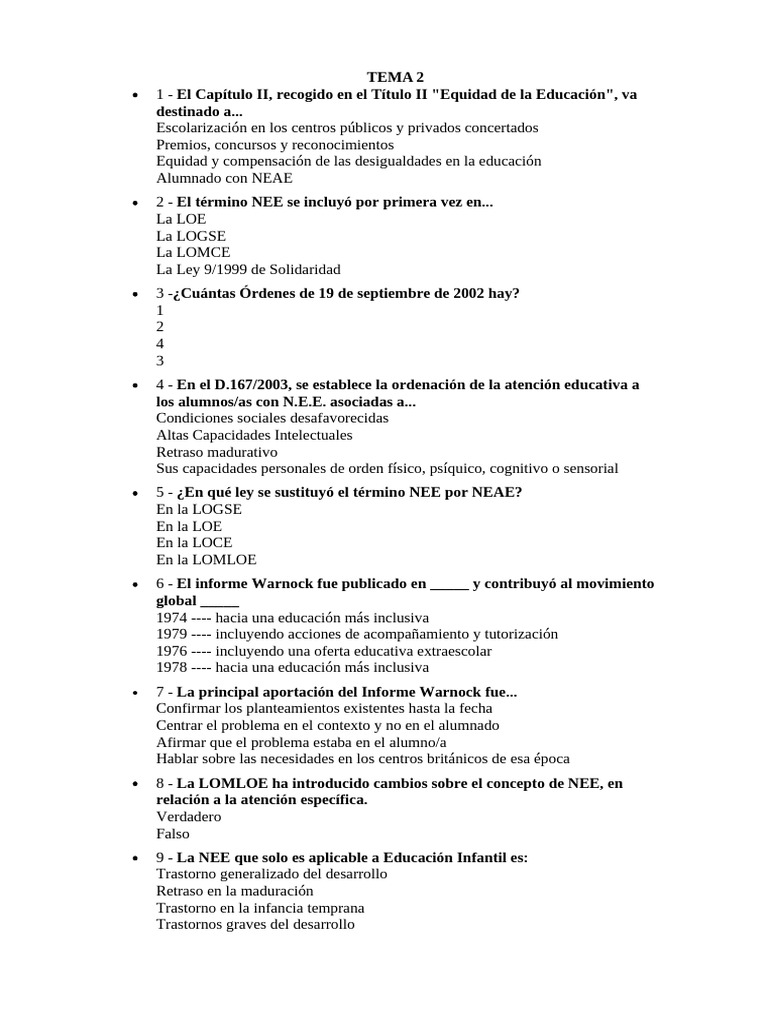 Tema 2, 3, 4, 5 y 6 | PDF | Educación primaria | Evaluación