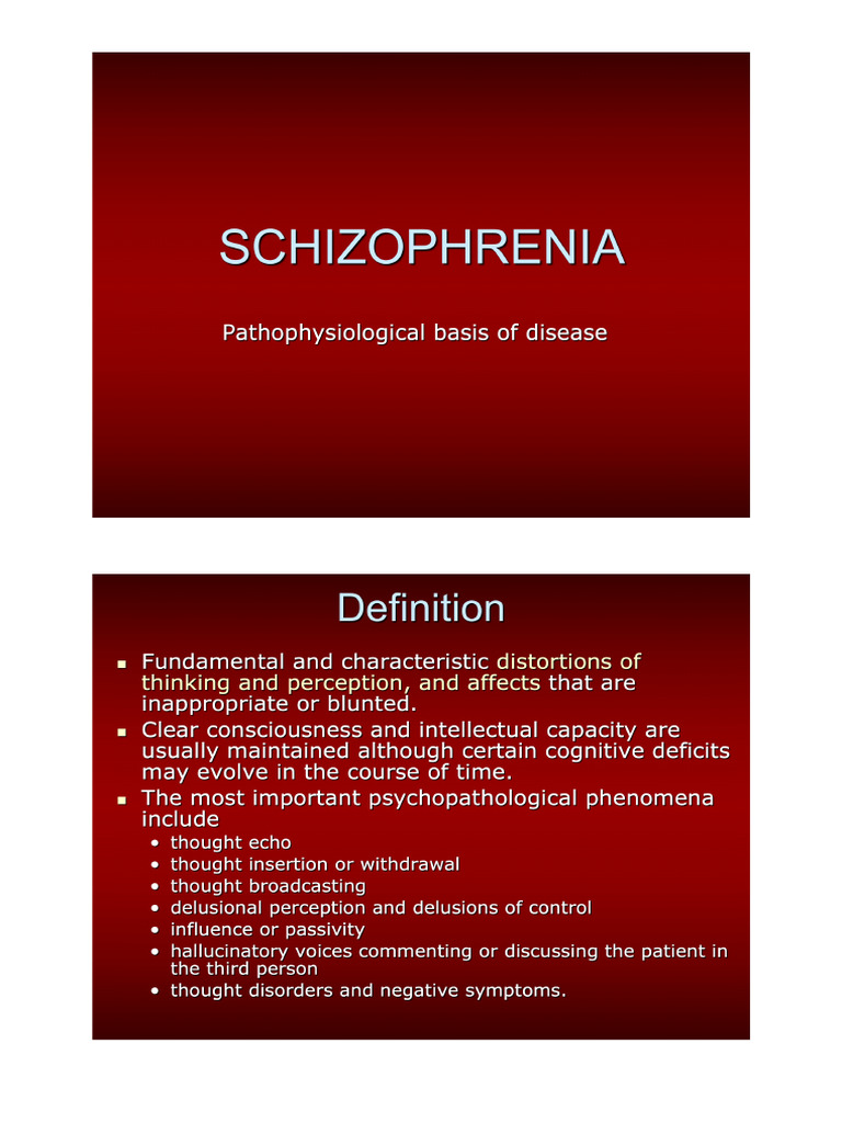 Schizophrenia | PDF