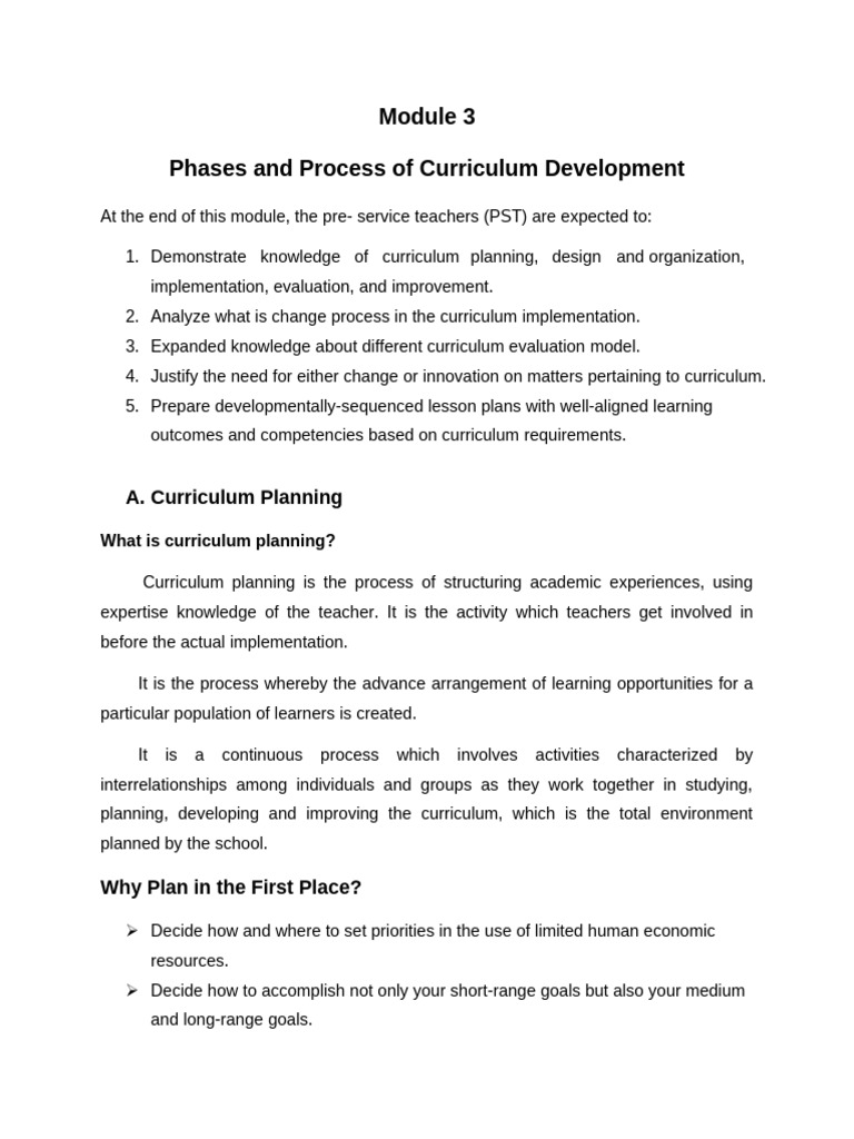 EDUC.-6-Module-3-2022 | PDF | Curriculum | Learning