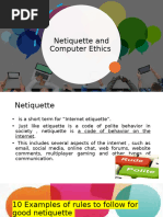 10 Rules of Netiquette | PDF