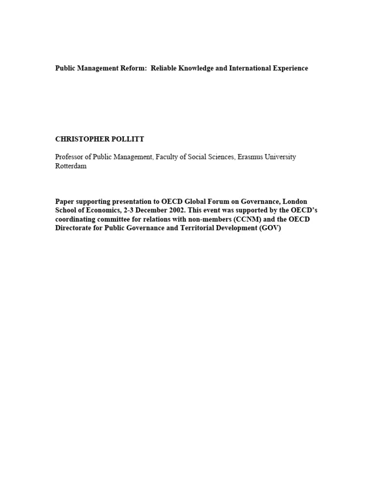 Reliable Knowledge and International Experience | PDF | Knowledge | Expert