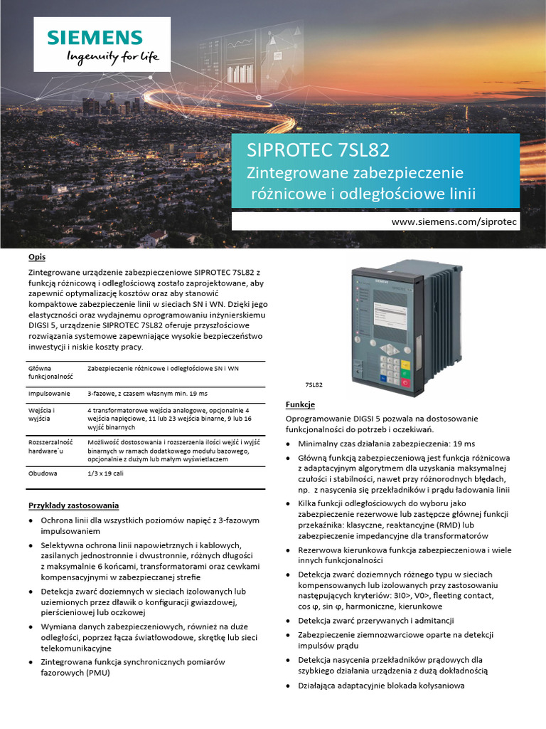 7SL82 Broszura PL | PDF