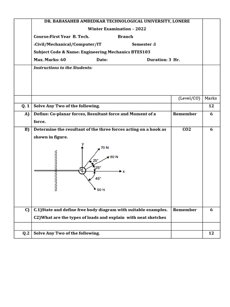 Engineering Mecha | PDF | Force | Velocity
