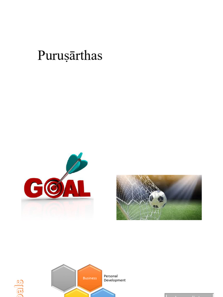 Lecture 2 - Purushartha | PDF | Dharma | Hindu Philosophical Concepts