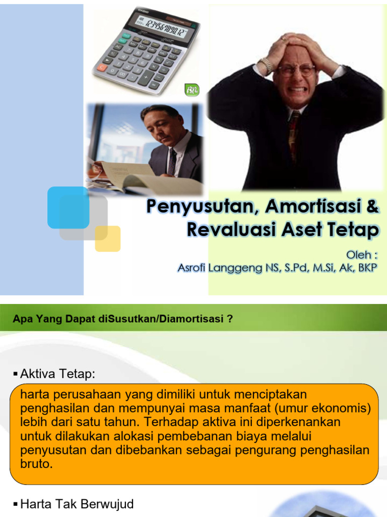 Materi 3 - Penyusutan, Amortisasi Revaluasi Aset Tetap | PDF
